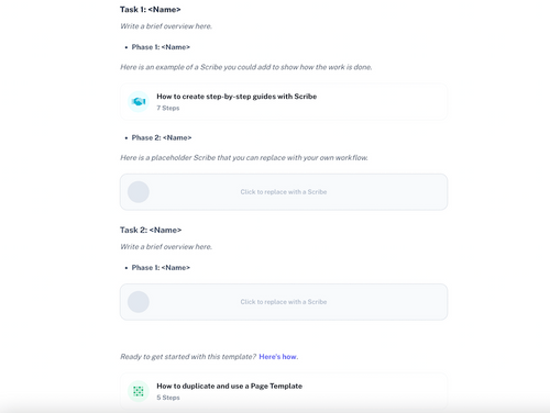 Visual Work Instructions Template | Scribe